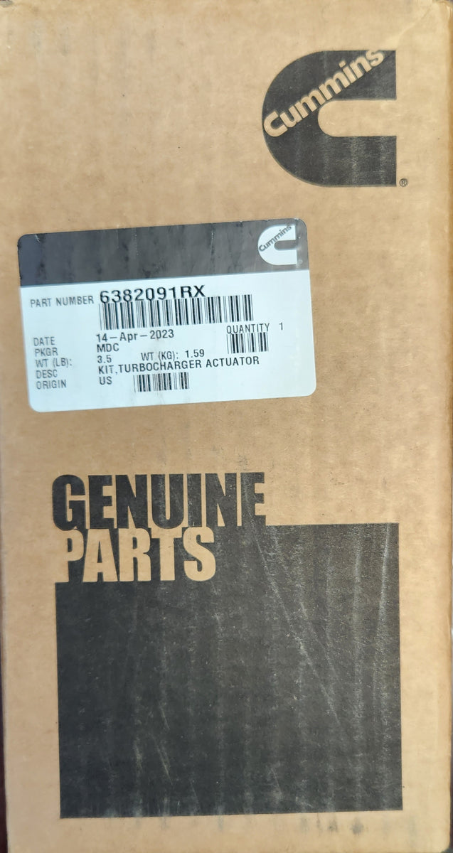 6382091RX TURBO ACTUATOR | CUMMINS | FACTORY-REMAN | VGT | – Diesel ...